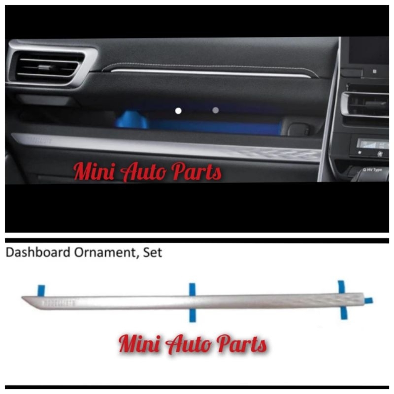 Jual LIS Dashboard ORNAMENT Modellista INNOVA Zenix HYBRID Original ...