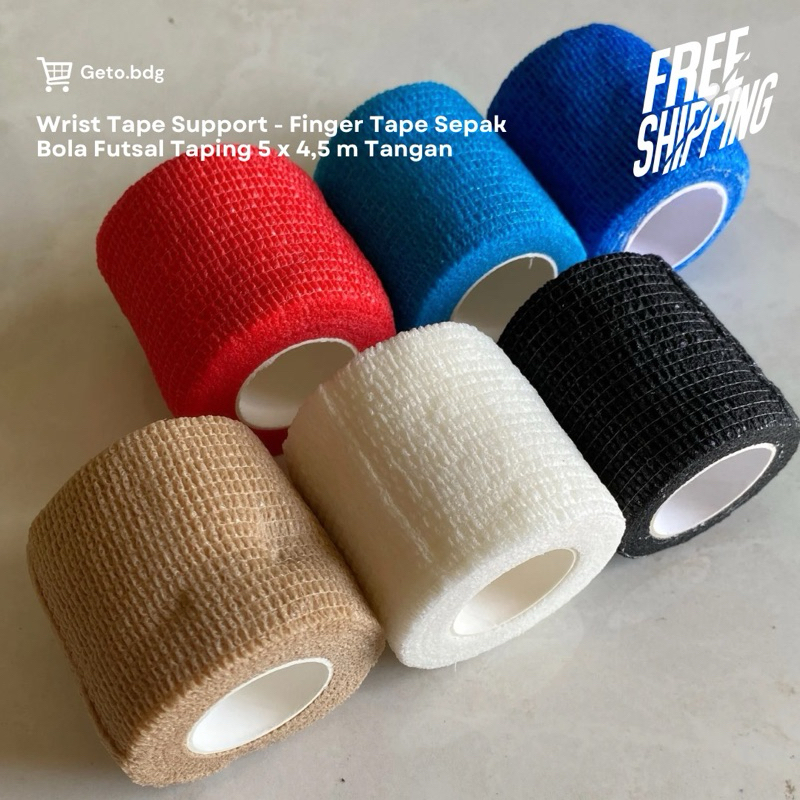 Jual Wrist Tape Support - Finger Tape Sepak Bola Futsal Taping 5 x 4,5 ...