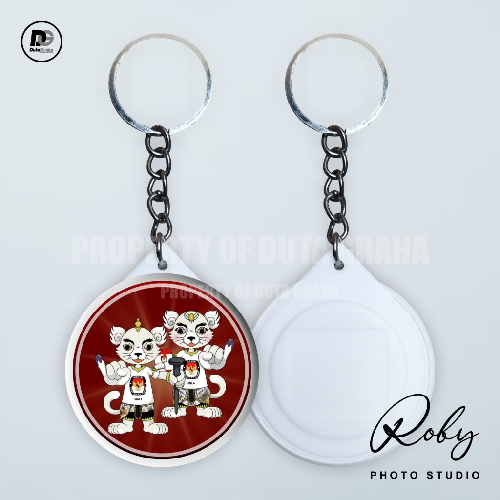 Jual [KEYRING PRESS] MASKOT PILKADA KOTA CIREBON Gantungan Kunci ...