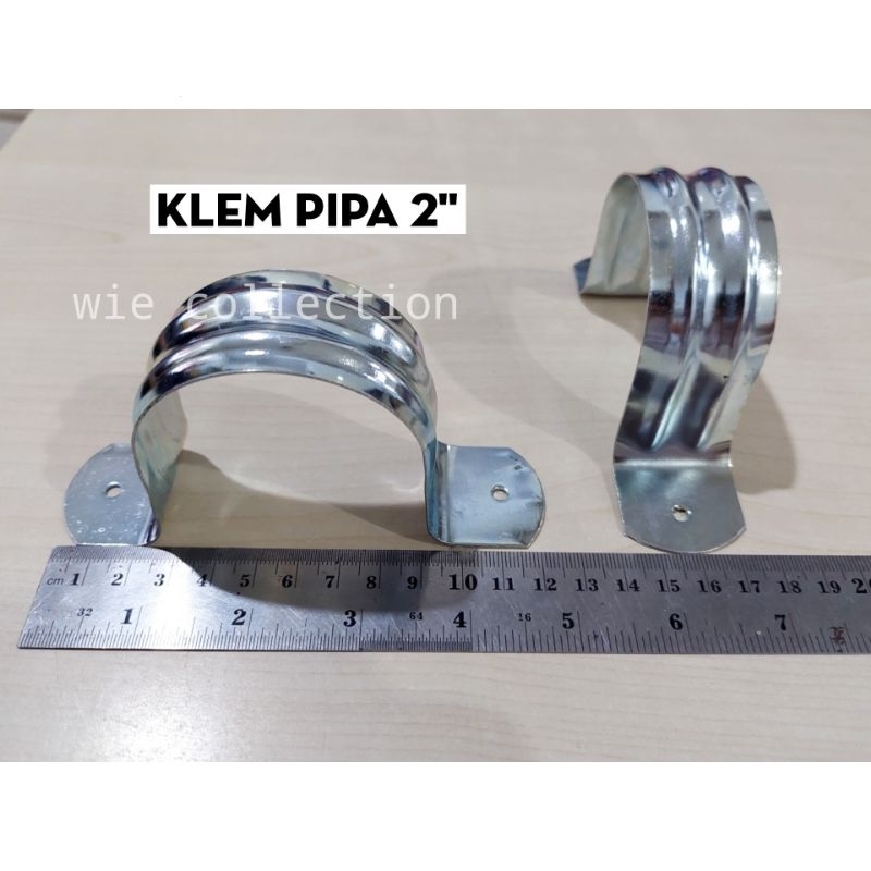 Jual KLEM PIPA BESI 2" TEBAL / KLEMAN PLAT BESI 2 INCH / CLAMP PIPA ...