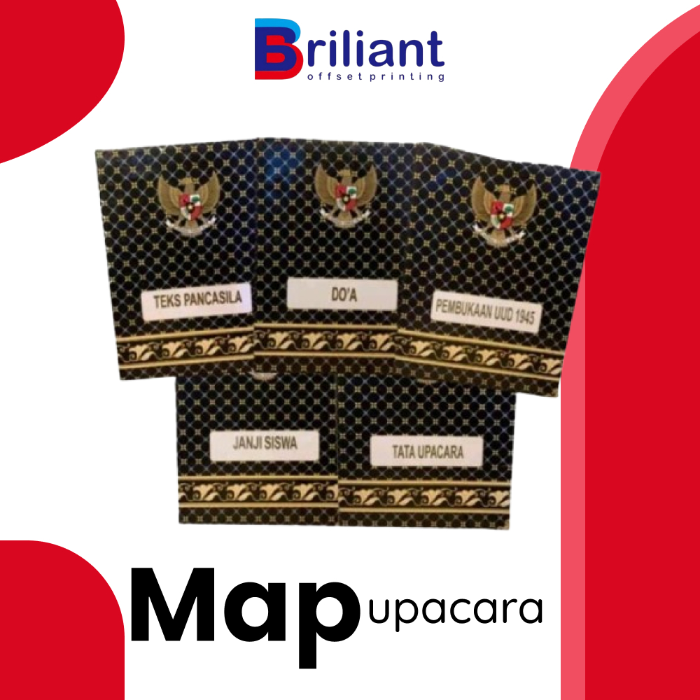 Jual MAP UPACARA ( 1 Set 5 pcs) / 1 Set Lengkap Map Upacara | Shopee ...