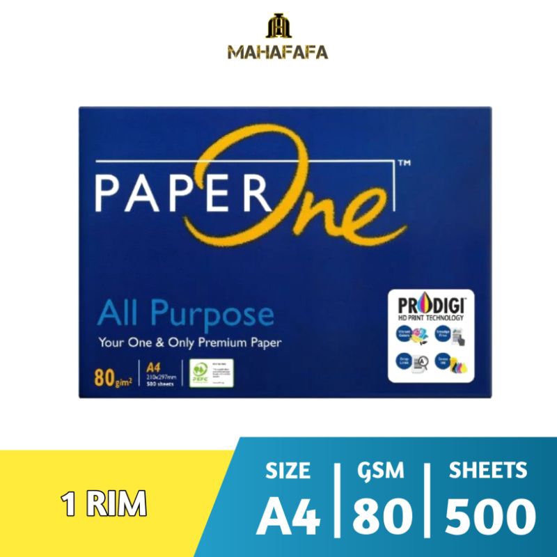 Jual Kertas A4 80 Gram PaperOne Rim (Gojek/Grab) | Shopee Indonesia