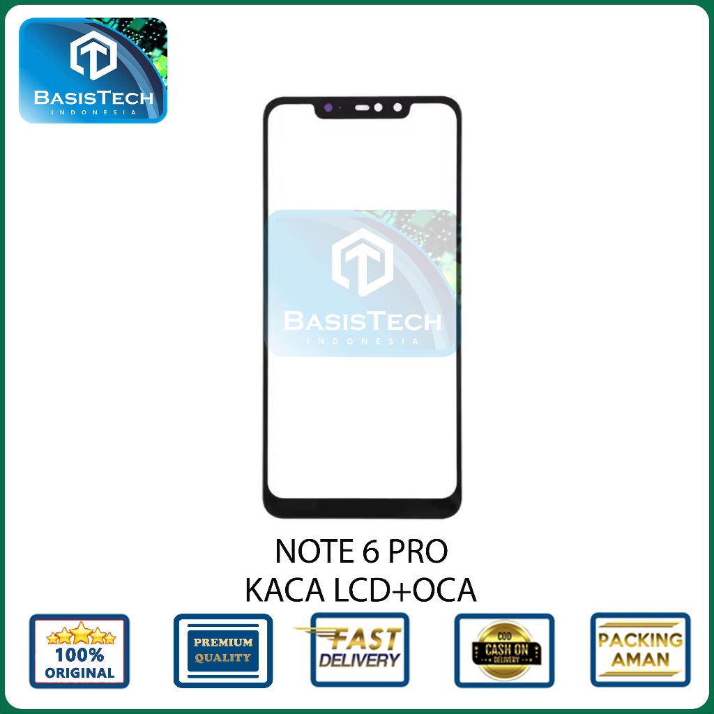 Jual KACA LCD XIAOMI REDMI NOTE 6 PRO - ORIGINAL QUALITY | Shopee Indonesia