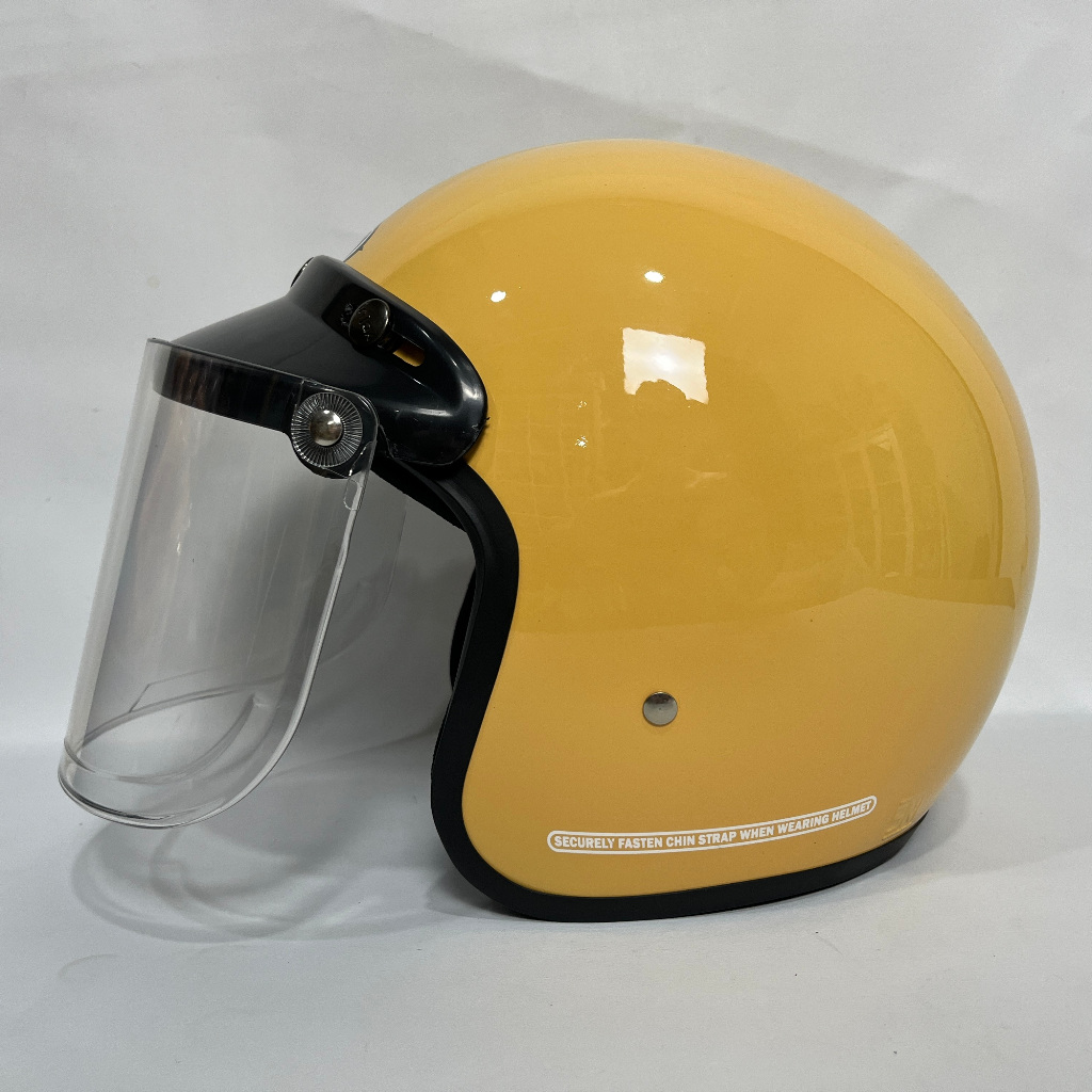 Jual Helm Bogo Cream Glossy - Classic Polos Solid - Helmet SNI Dewasa ...