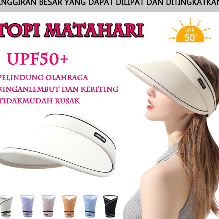 Jual Importir Resmi Topi Matahari Lipat Topi Pantai Anti Sinar UV Musim ...