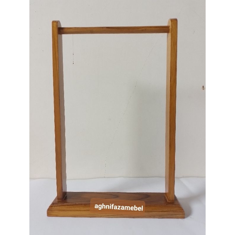 Jual stand gantungan menu promo nomer meja/stand menu promo resto/stand ...