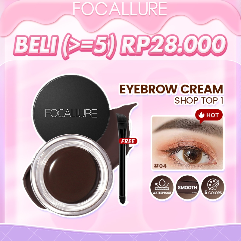 Jual FOCALLURE Waterproof Eyebrow Cream Longlasting Eyebrow Gel Eyebrow ...