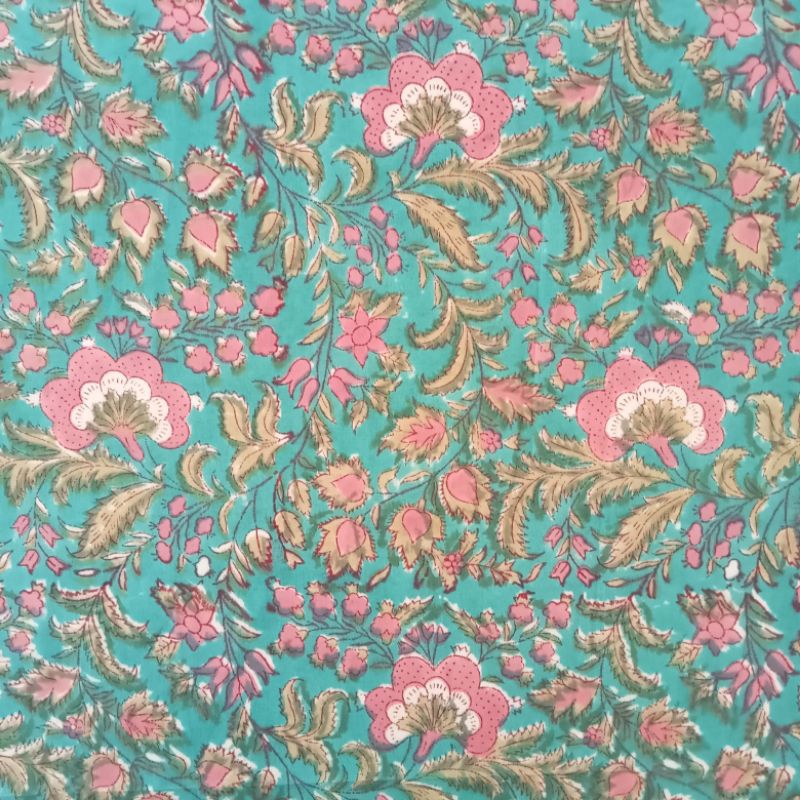 Jual Kain katun Kain India Hand Block Print From INDIA dijual per 50cm ...