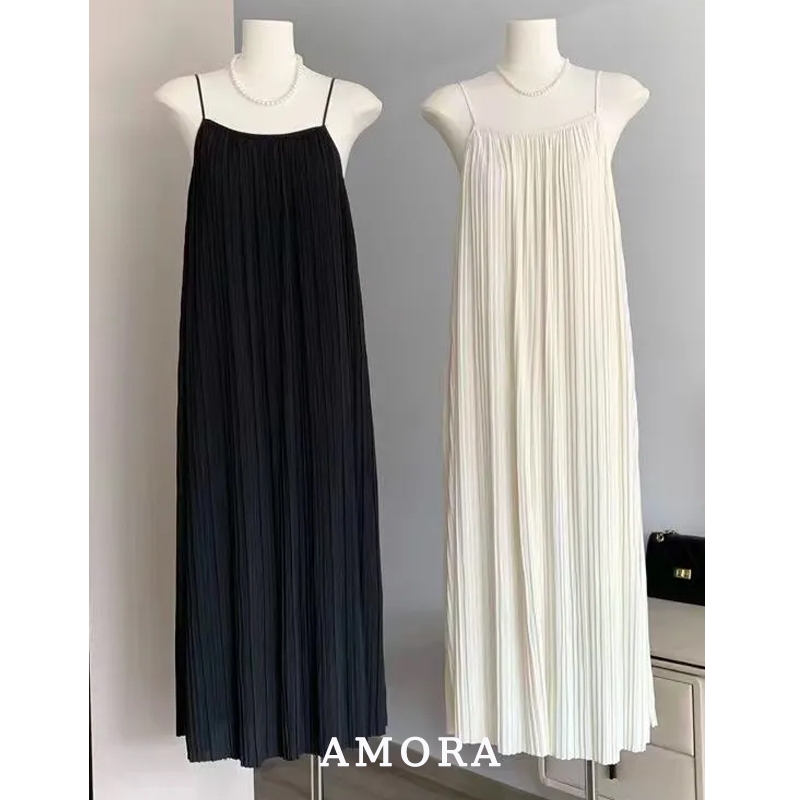 Jual Gaun tanktop off shoulder wanita Dress hitam Oversize | Shopee ...