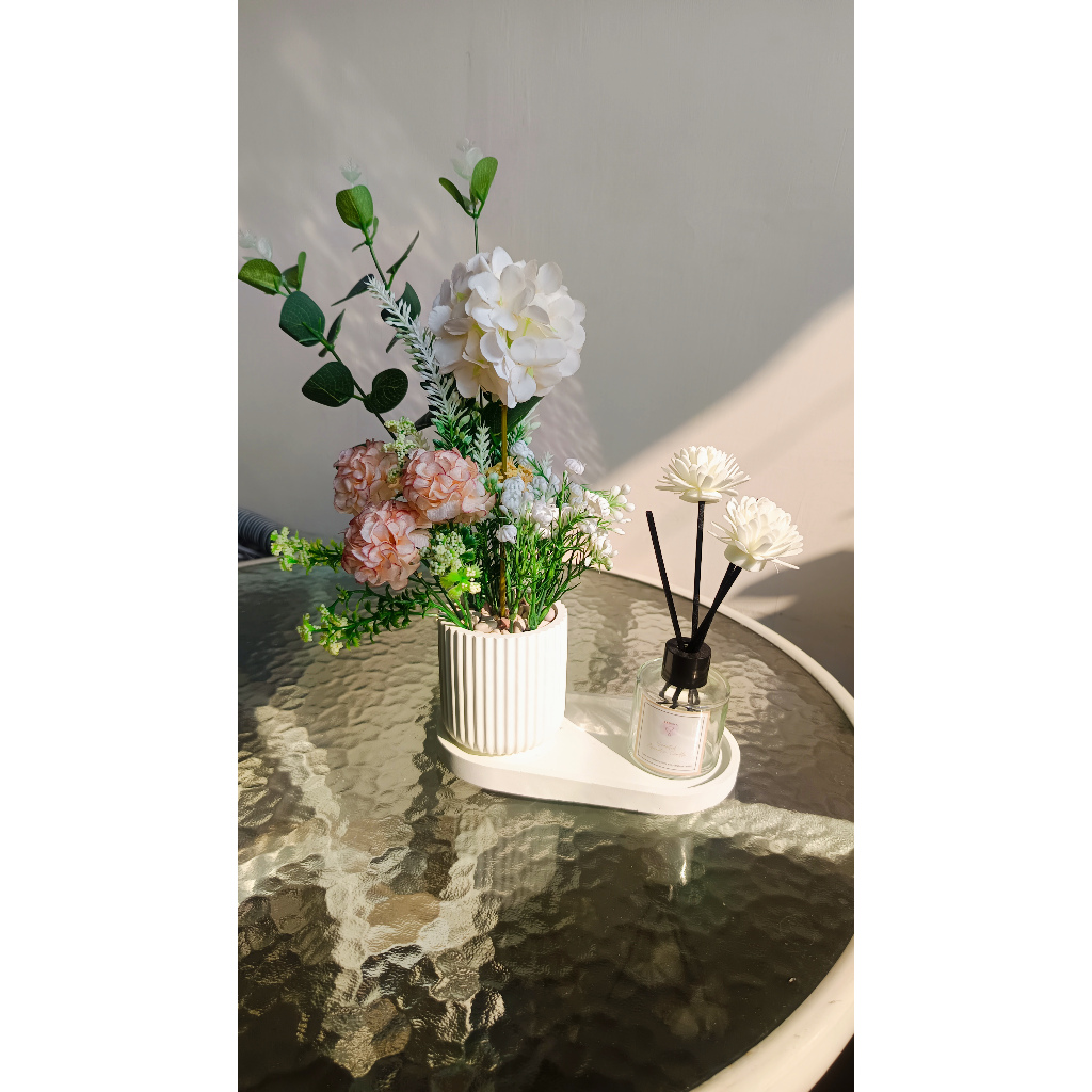 Jual HIASAN RANGKAIAN BUNGA HYDRANGEA ARTIFICIAL MIX / HOME DECOR ...