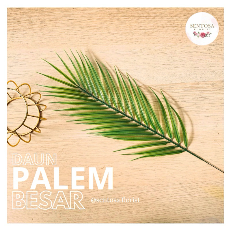 Jual DAUN PALEM PLASTIK BESAR/DAUN PALEM PALSU/DAUN HIASAN/DAUN PALEM ...