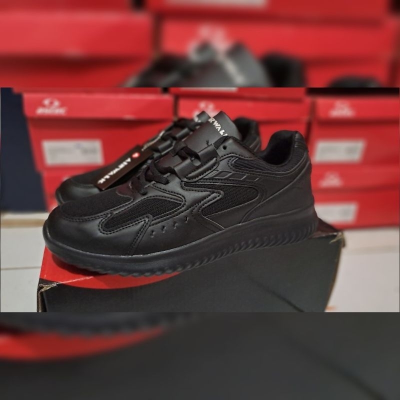 Jual SEPATU FULL BLACK BAFRA AIRWALK ORIGINAL 100% | Shopee Indonesia