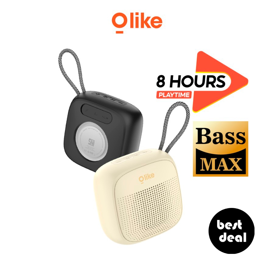 Jual Olike SF7 Speaker Mini Wireless HiFi Sound Bass Max 8 Jam Playing ...