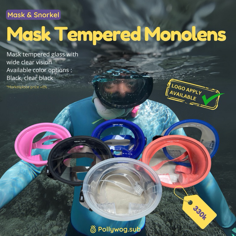 Jual Pollywog Mask Tempered Glass Monolens Minion | Shopee Indonesia