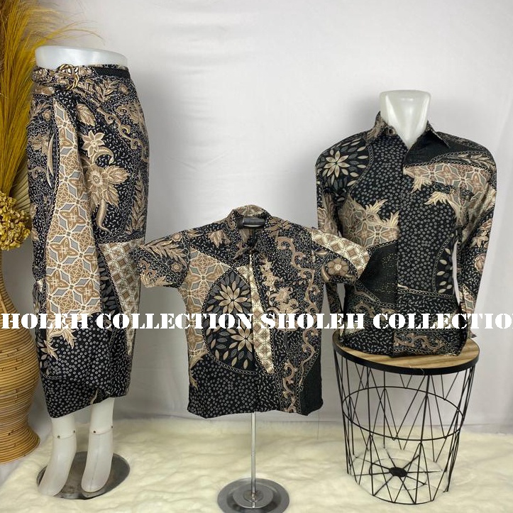 Jual BARANG ORIGINAL NEW MOTIF BATIK COUPLE KELUARGA BATIK LENGAN ...
