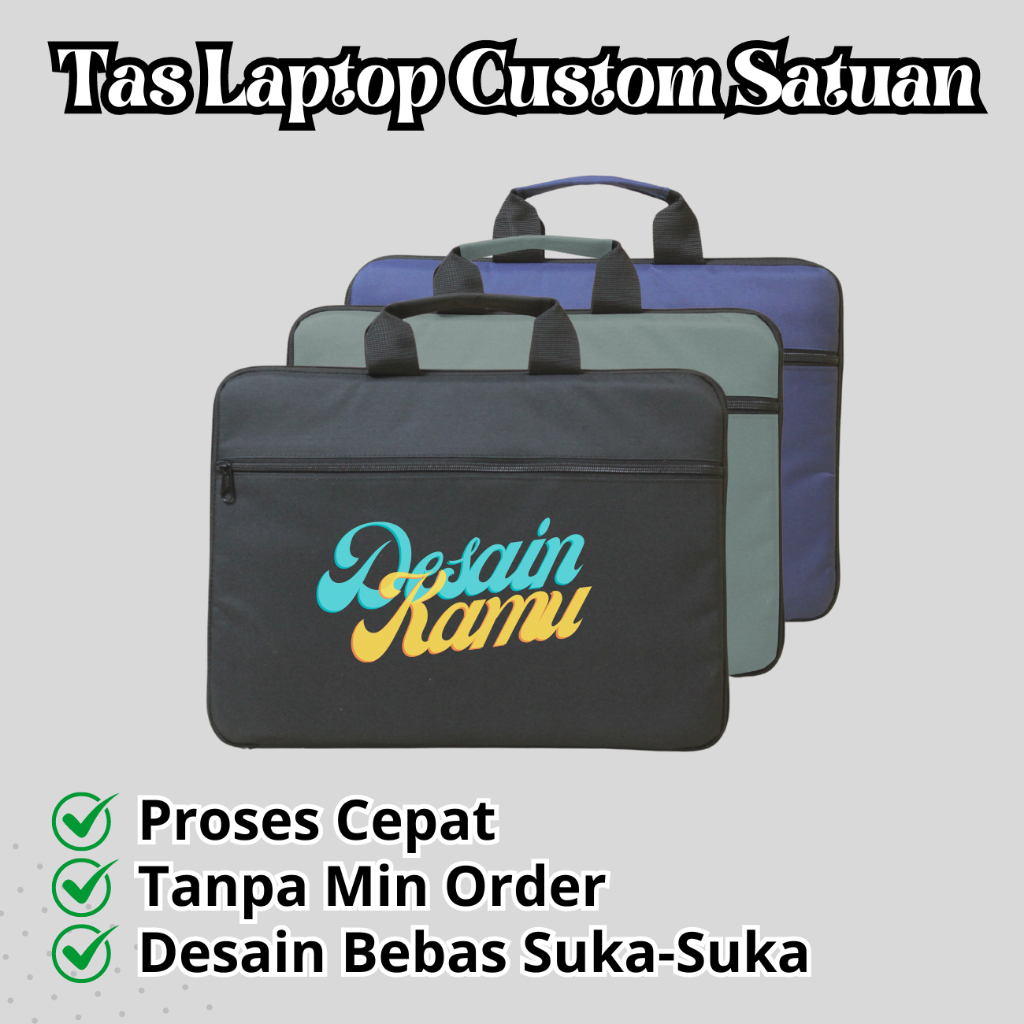 Jual Tas Laptop 14 Inch Custom Satuan/ Laptop Sleeve / case laptop ...
