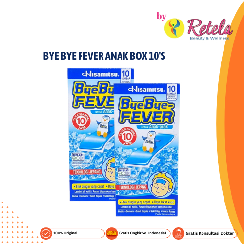 Jual BYE BYE FEVER ANAK 1 BOX 10 LEMBAR | Shopee Indonesia
