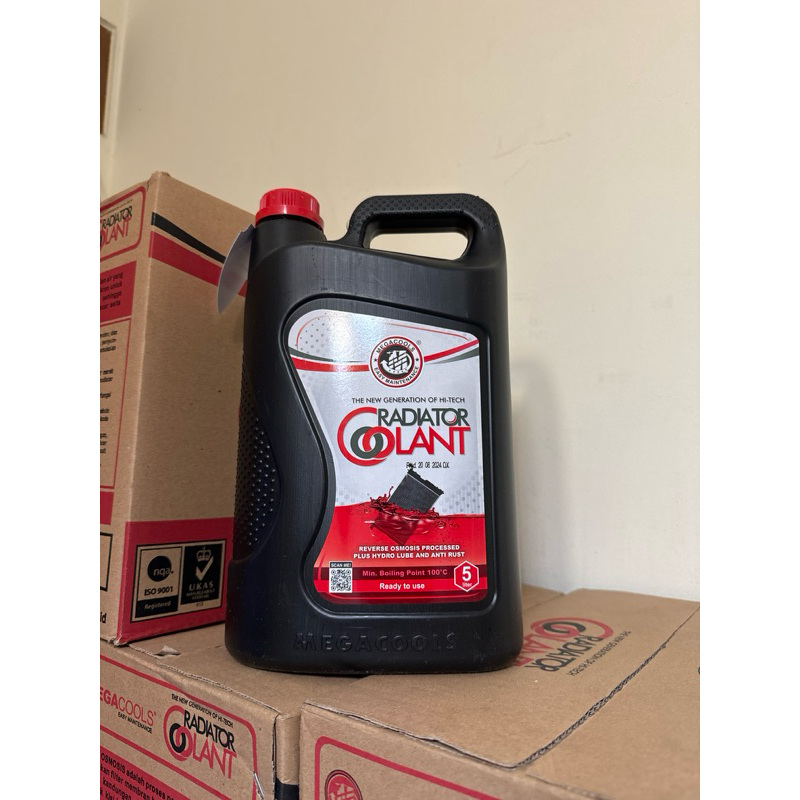 Jual Megacool Coolant Air Radiator 5Liter MERAH | Shopee Indonesia