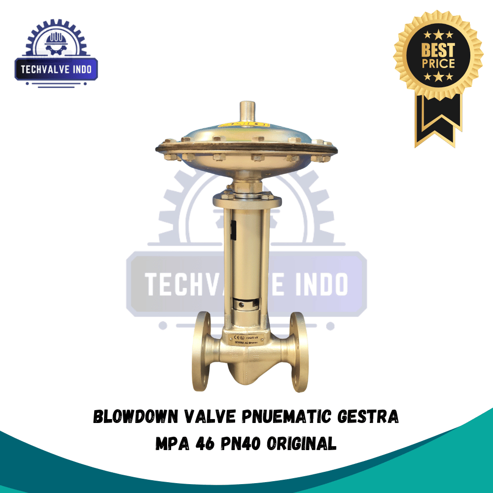 Jual BLOWDOWN VALVE PNUEMATIC GESTRA 1 1/2" INCH MPA 46 PN40 ORIGINAL ...