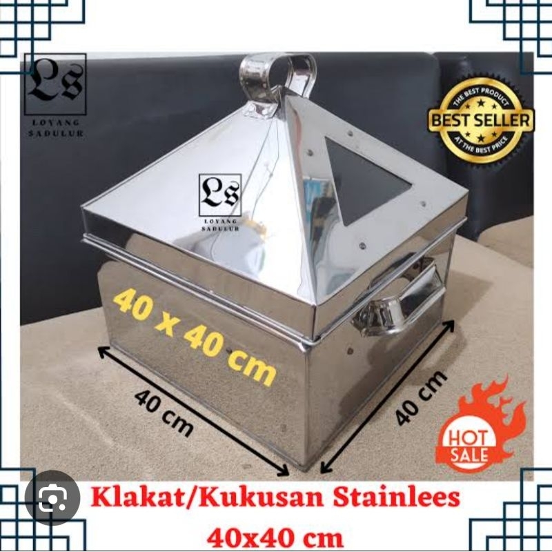 Jual Klakat/Kelakat/Kalakat Kukusan Kotak Stainless steel TERMURAH ...