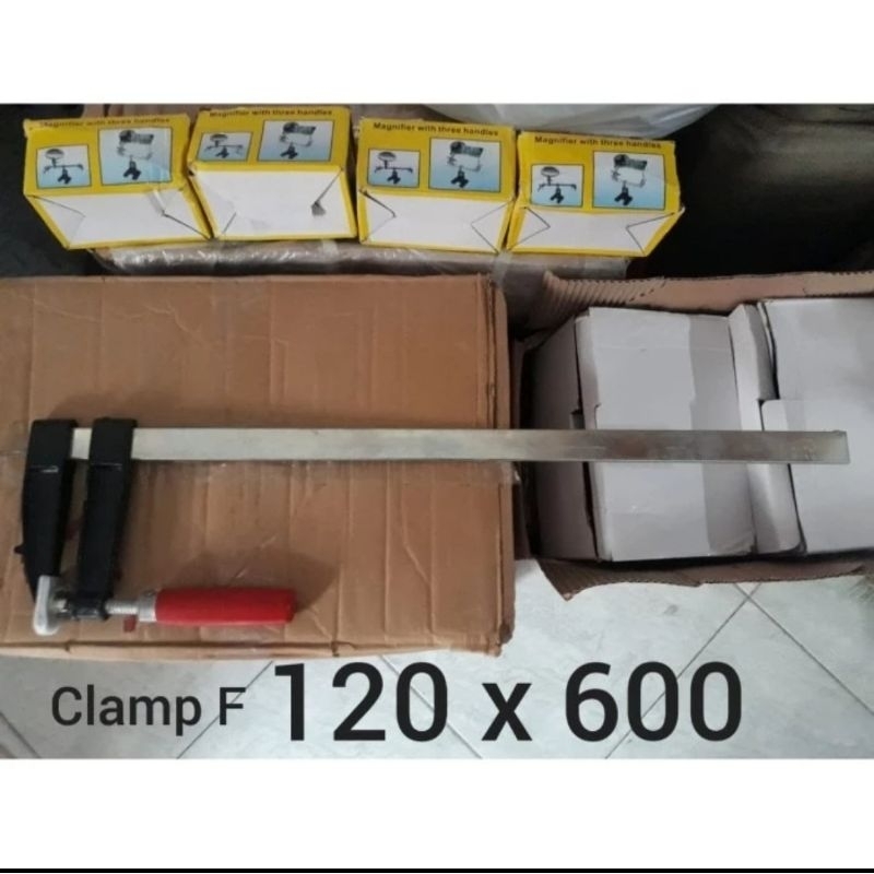 Jual Catok Kayu 60cm Clamp F 600 x 120mm Gagang Kayu Model Lama ...