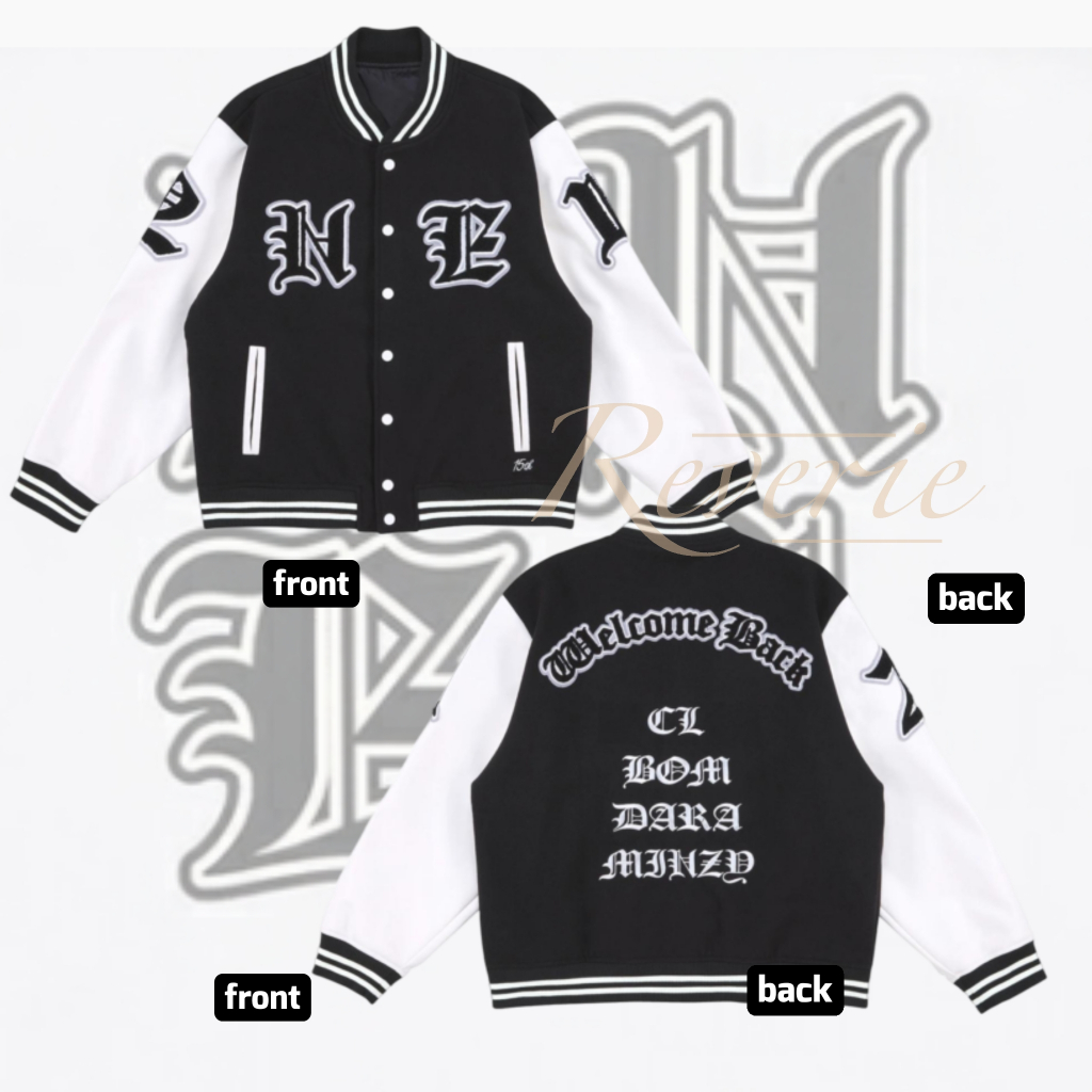 Jual JAKET BASEBALL 2NE1 WELCOME BACK CONCERT 2024 2025 JACKET VARSITY ...