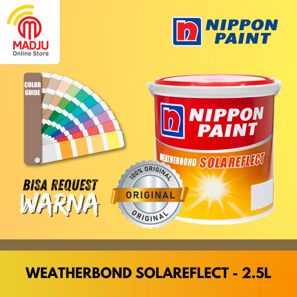 Jual Cat Tembok Nippon Paint WEATHERBOND SOLAREFLECT Cat Dinding ...