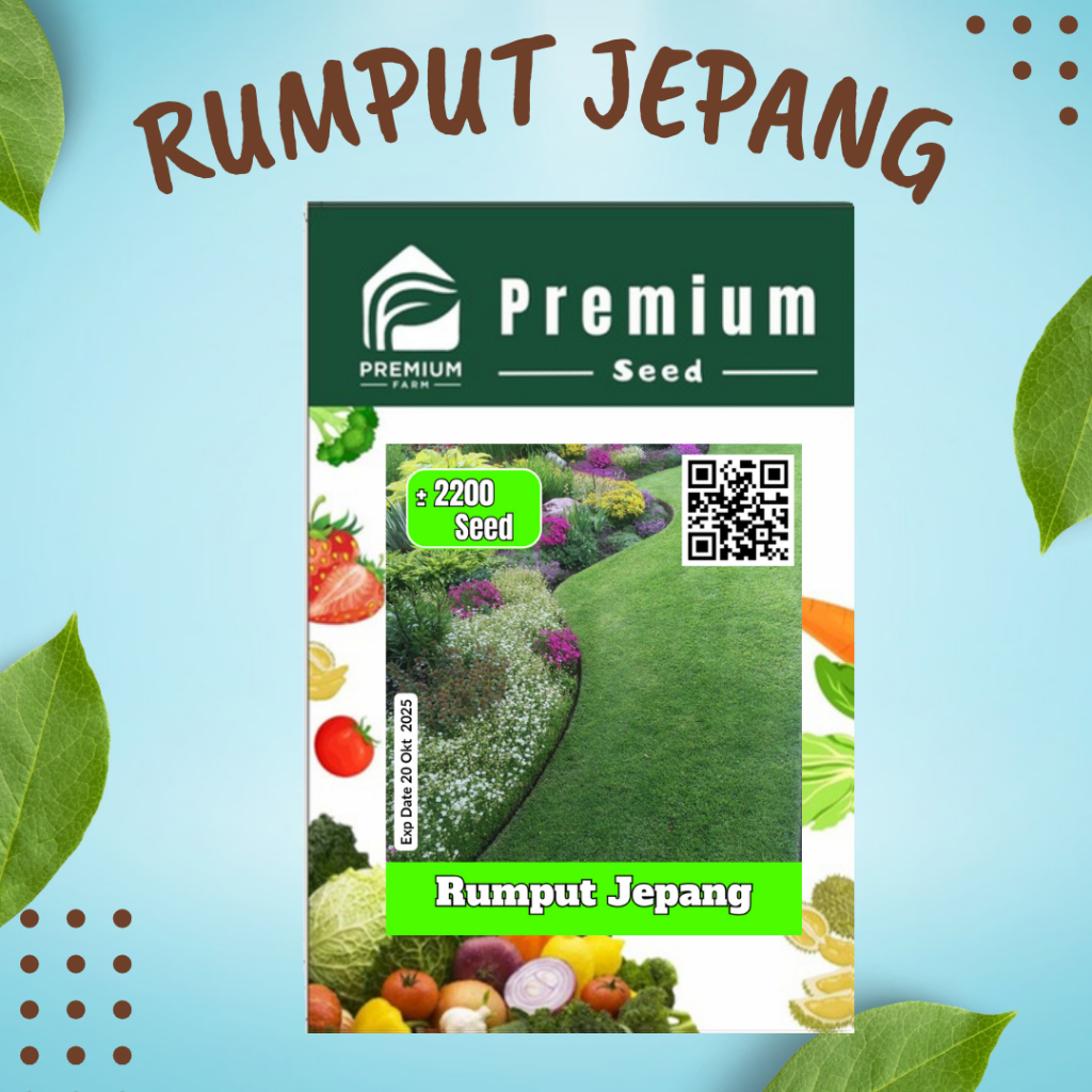 Jual Benih RUMPUT JEPANG Premium Seed Rumput Lapangan Golf Rumput ...