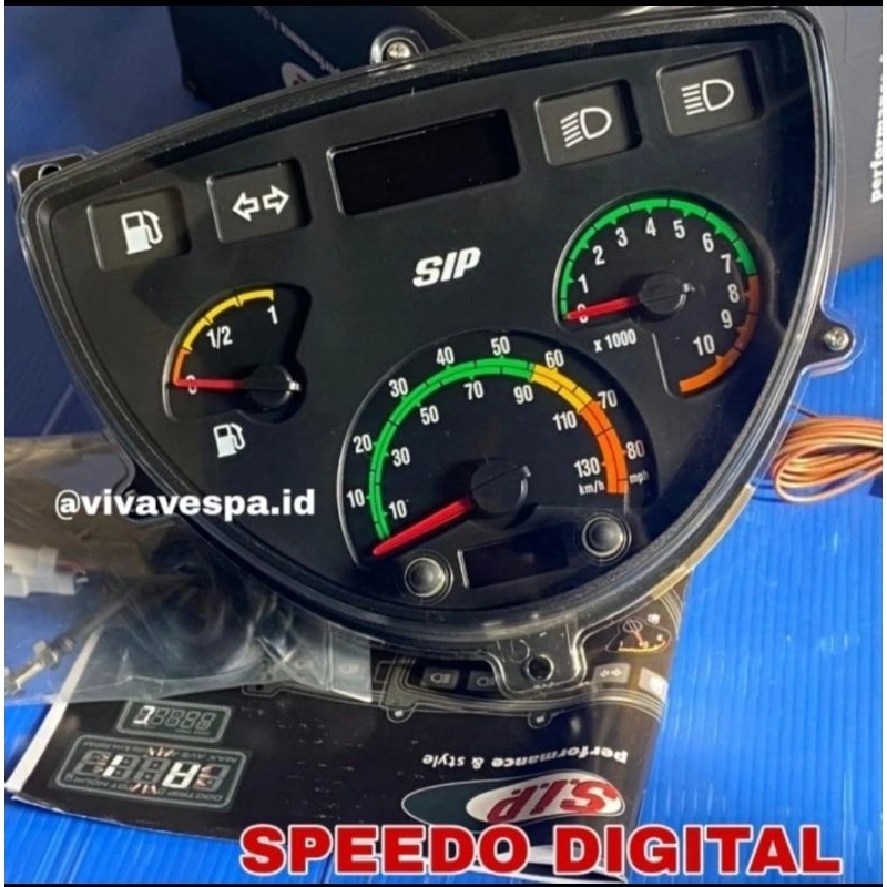 Jual Speedo Digital & Analog SIP Germany utk Excel / T5 (km/h & mph ...