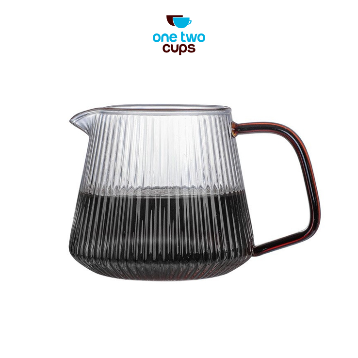 Jual One Two Cups Coffee Server V60 Drip Pour Over Borosilicate Glass ...