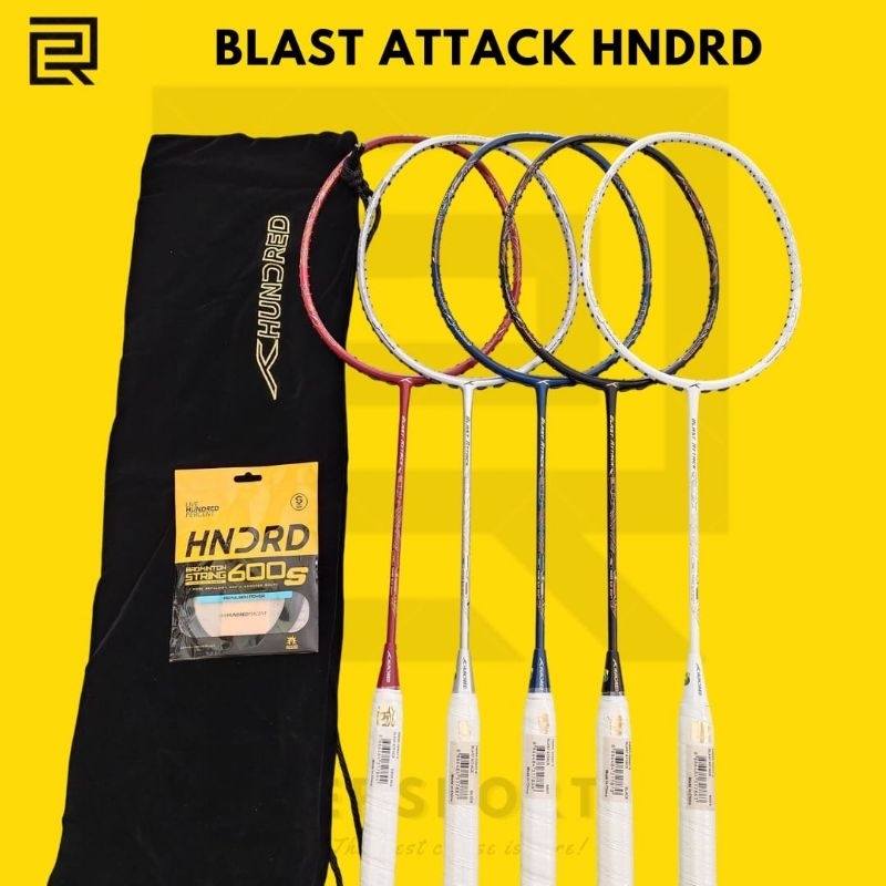 Jual Raket Blast Attack HUNDRED Free tas dan senar | Shopee Indonesia