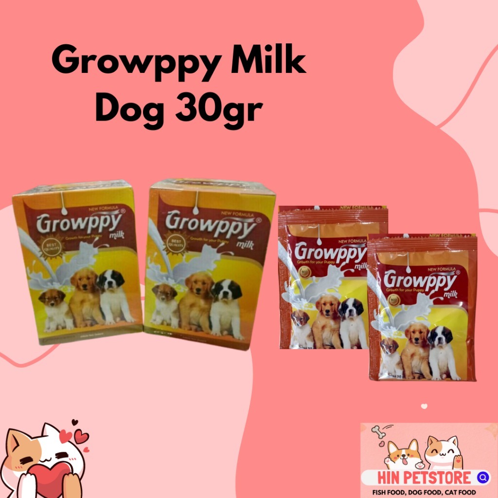 Jual Susu Anjing - Growppy Milk Dog 30gr (1 dus isi 60 box) | Shopee Indonesia