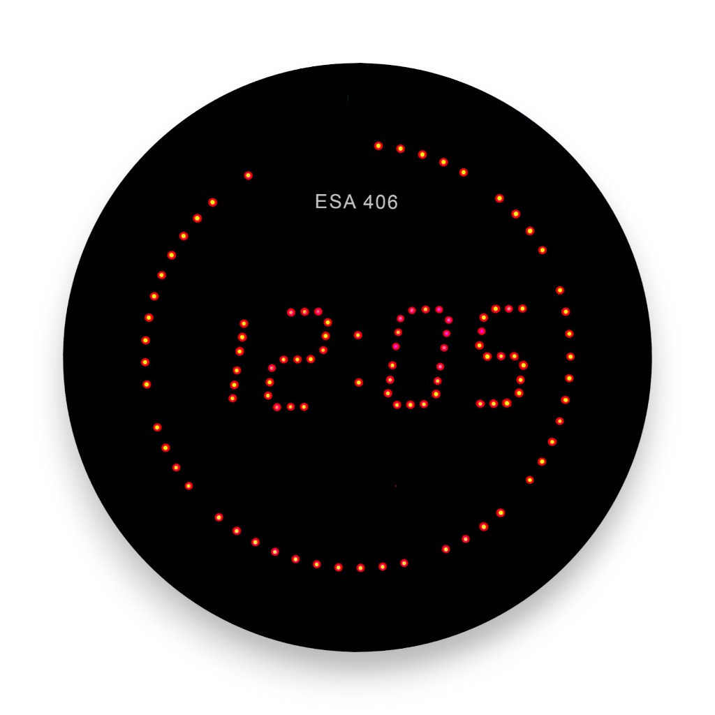 Jual ESA Jam Dinding Digital LED Digital Clock 30cm 406 | Shopee Indonesia