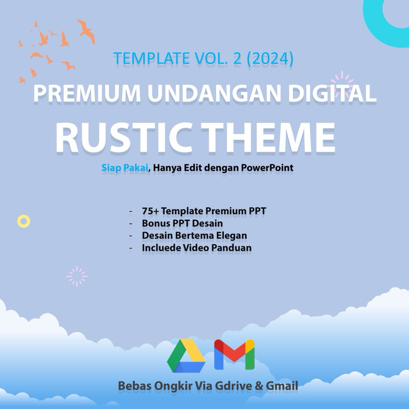 Jual Template Undangan Pernikahan Video Premium Kekinian Tema Rustic ...