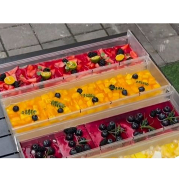 Jual Custom Akrilik Display Makanan | Display Uk 30 x 8 x 5 cm | Shopee ...