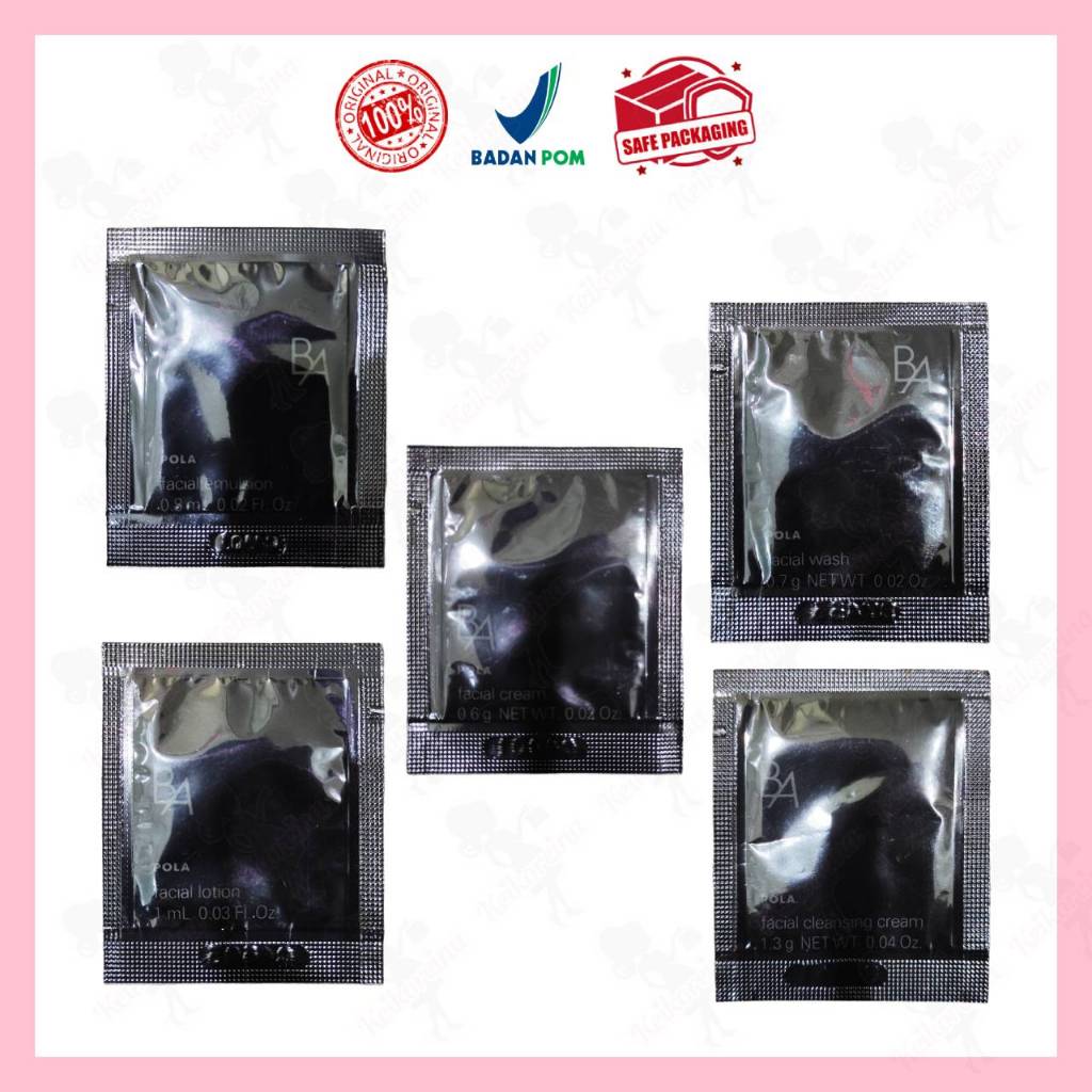 Jual POLA Sample Sachet B.A Series / Wash - Facial Wash / Lotion ...