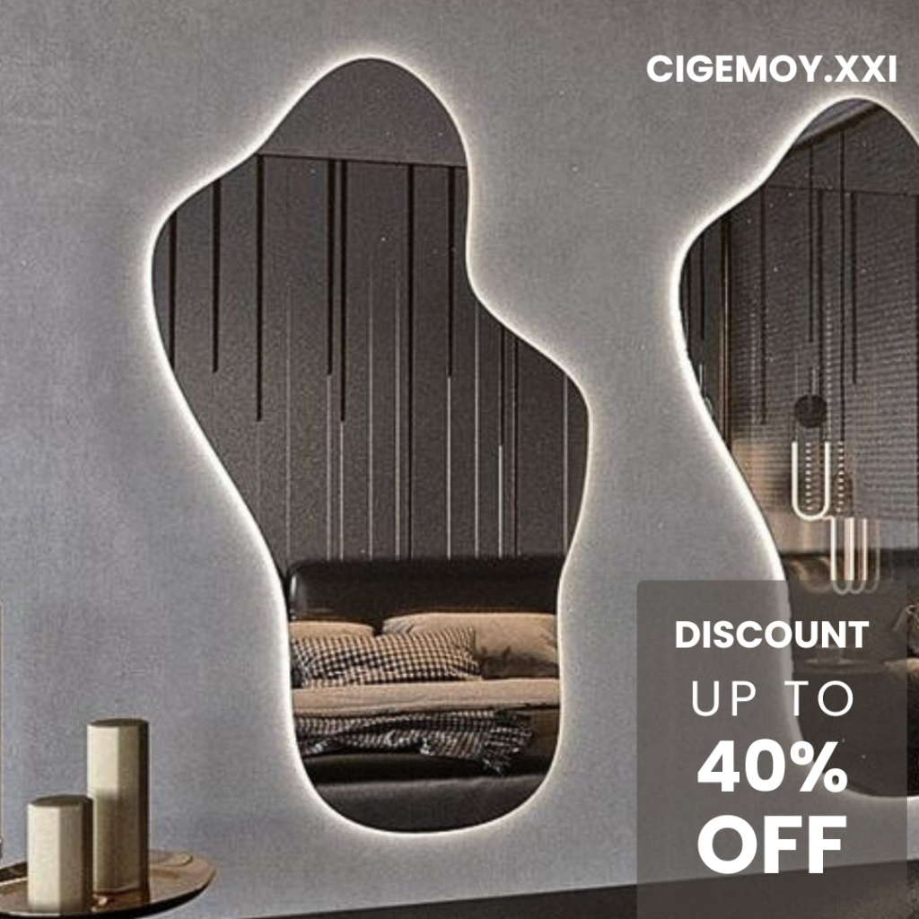 Jual Cermin LED Aesthetic Dinding [GARANSI 100%] FREE PACKING ...