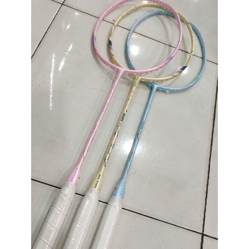 Jual raket badminton MAXX POWER CALIBER 500 pink blue cream | Shopee ...
