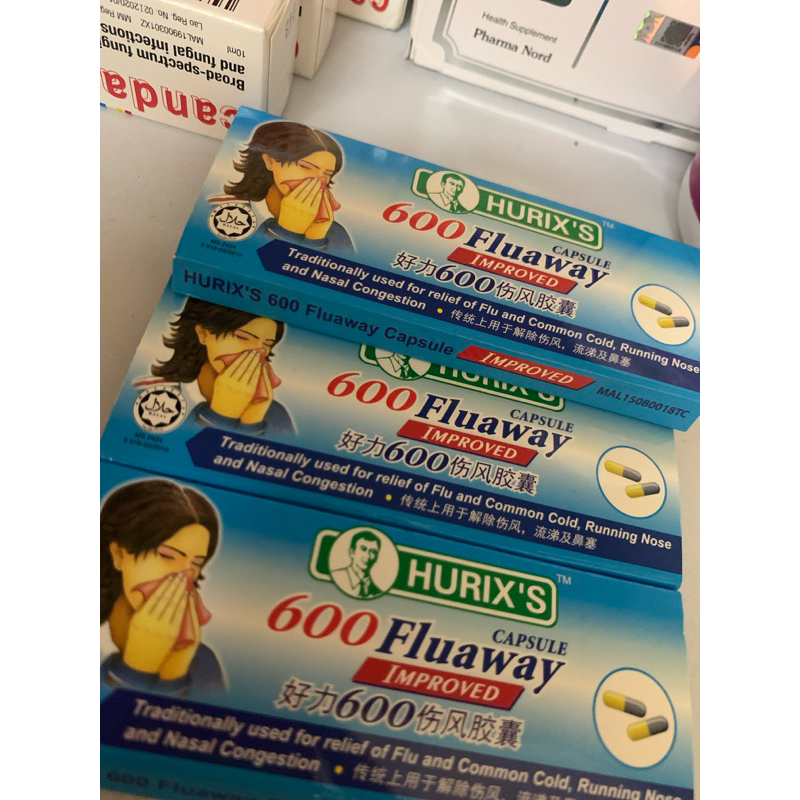 Jual Hurix's Fluaway 600 isi10s strip Hurixs Fluaway | Shopee Indonesia