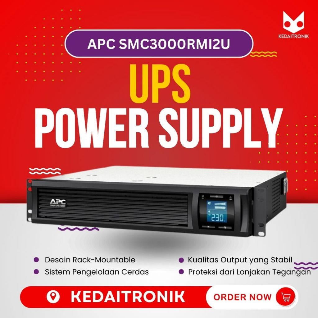 Jual UPS APC SMC3000RMI2U - UPS APC SMC 3000RMI2U | Shopee Indonesia