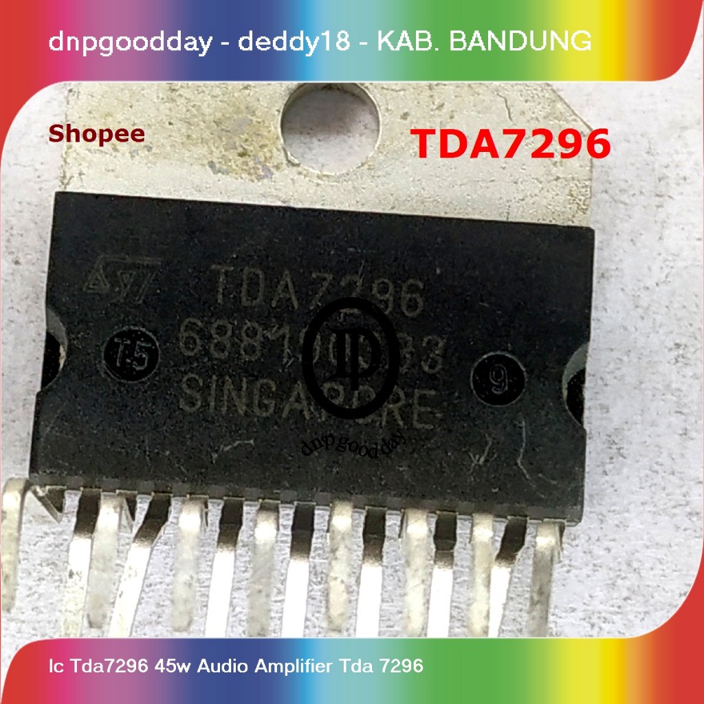 Jual ic tda7296 45w audio amplifier tda 7296 | Shopee Indonesia