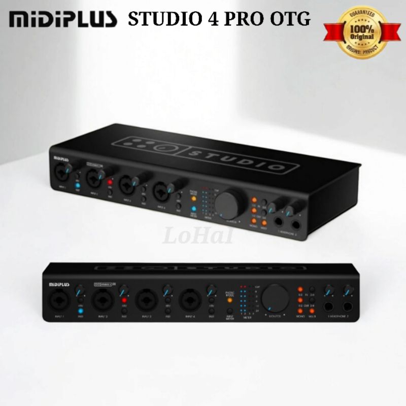 Jual Midiplus STUDIO 4 PRO OTG 4 Channel Audio Interface Soundcard ...