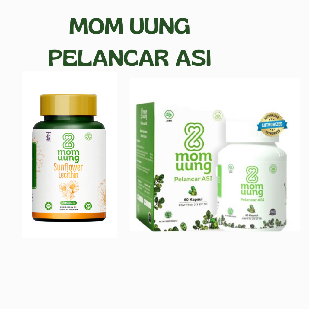 Jual MOM UUNG ASI BOOSTER KAPSUL PELANCAR ASI NATURAL HALAL BPOM / Mom ...