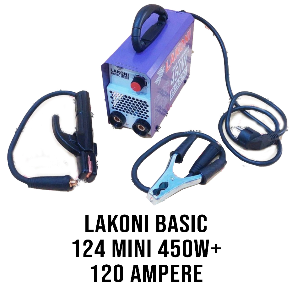 Jual MESIN TRAFO LAS LAKONI BASIC 124 MINI / BASIC 124 IXR 450W 120 A ...