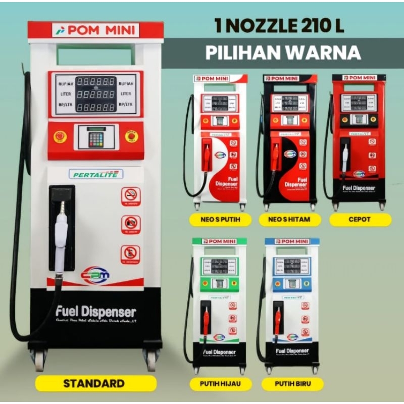 Jual POM MINI / PERTAMINI DIGITAL 1Nozzle 210L Murah Berkualitas ...