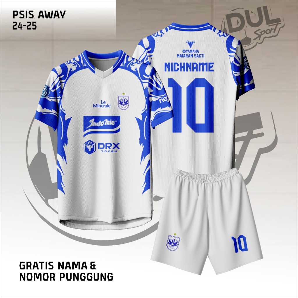 Jual Jersey PSIS Semarang Away Putih 24/25 | Shopee Indonesia