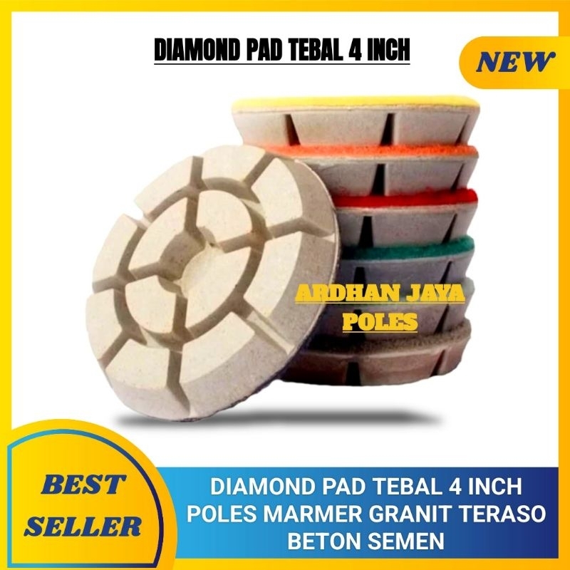 Jual Diamond Pad Poles Marmer Granit Teraso Beton Semen Diamond Pad ...