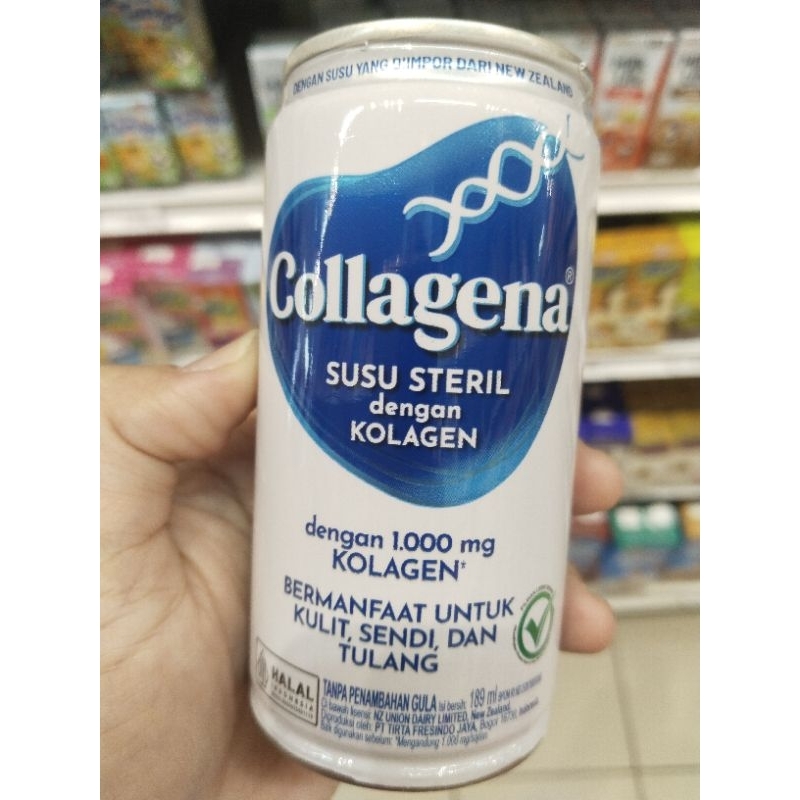 Jual COLLAGENA Susu Steril dengan kolagen 189ml | Shopee Indonesia