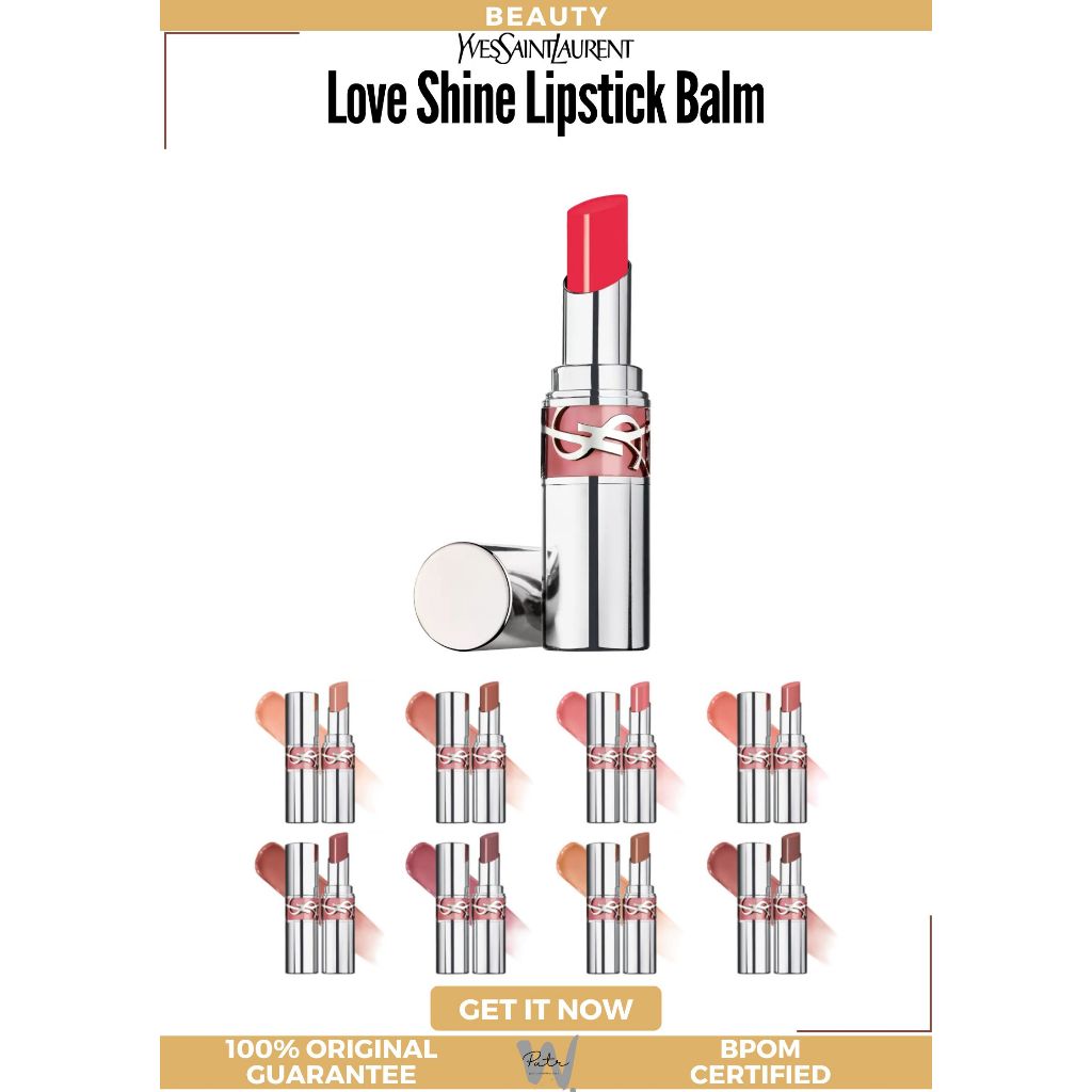 Jual YSL Yves Saint Laurent LoveShine Lipstick Love Shine Lipstick ...