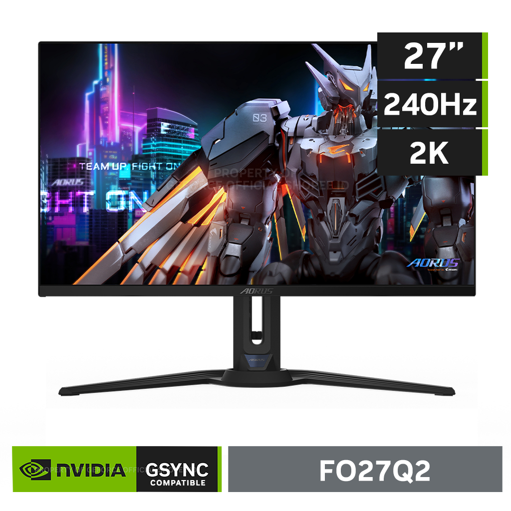 Jual GIGABYTE AORUS FO27Q2 Gaming Monitor | 27" | 2K | QD-OLED | Shopee ...
